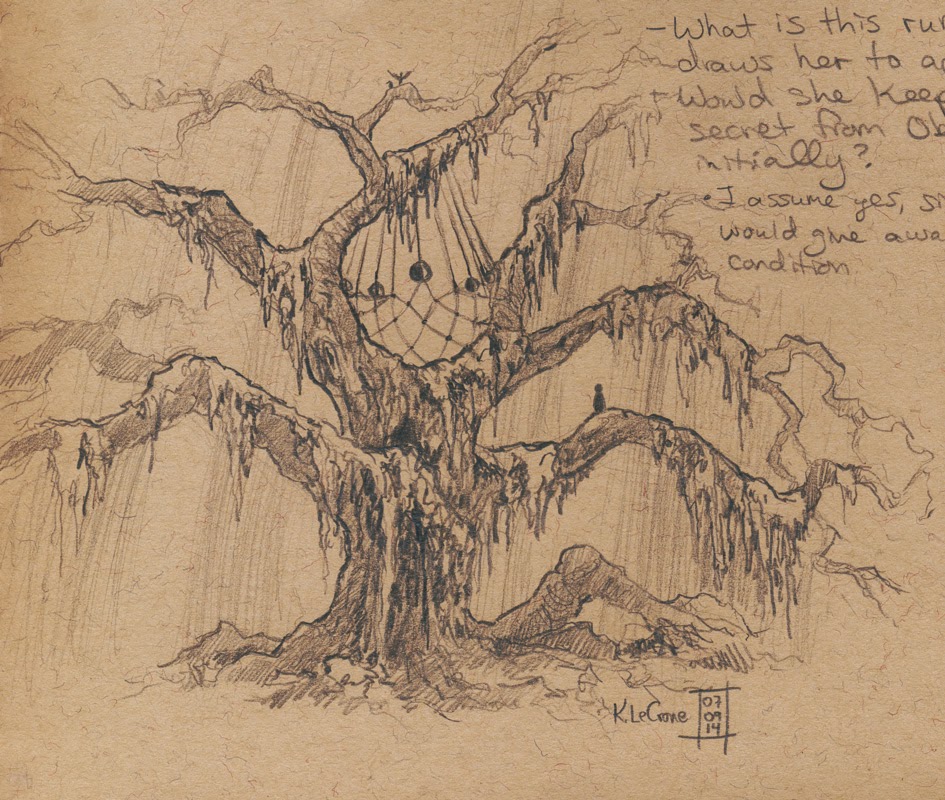 K. LeCrone's Blog: [Sketch Story] The Whispering Tree