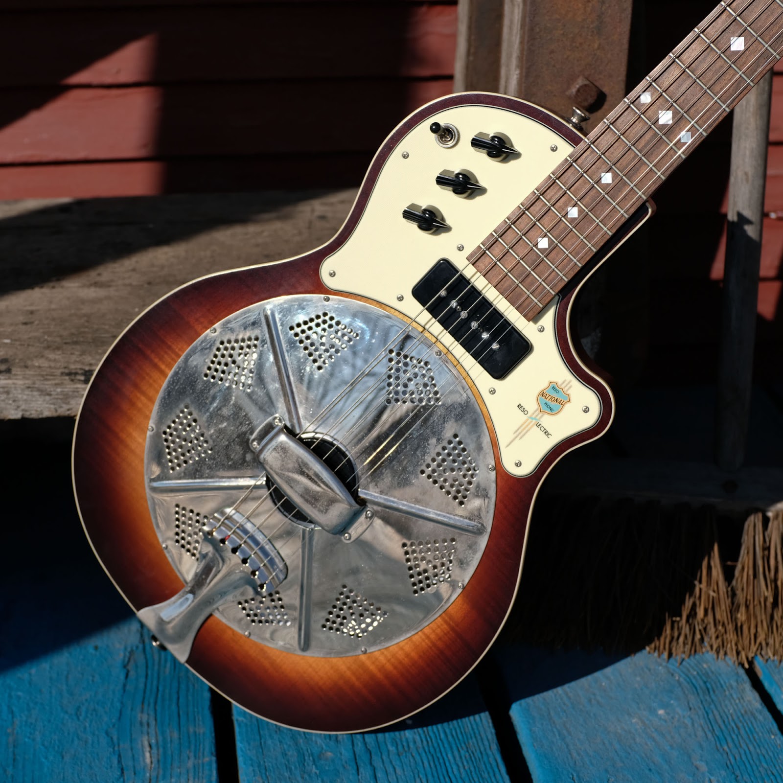 2005 National Reso-Phonic Resolectric Electric Resonator Guitar