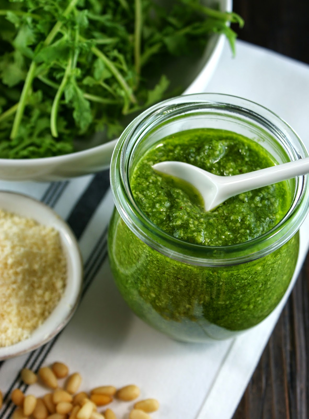 Authentic Suburban Gourmet: Peppercress and Basil Pesto | Blogger C.L.U ...