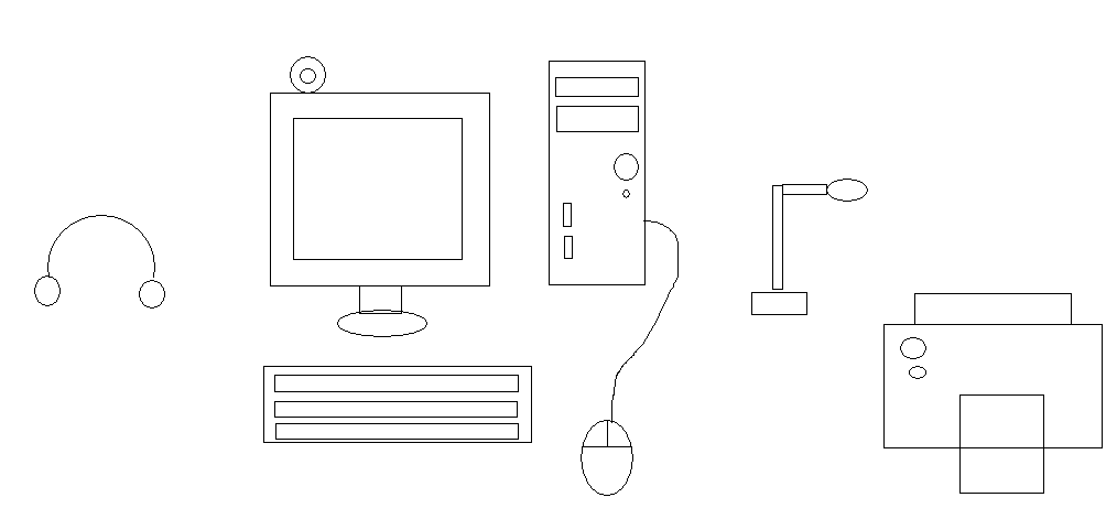 Dibujos de la computadora y sus partes - Imagui