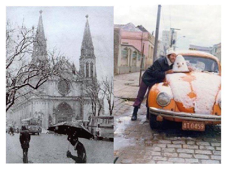 "O VIRTUOSO": A magia da neve em Curitiba - 17 de Julho de 1975