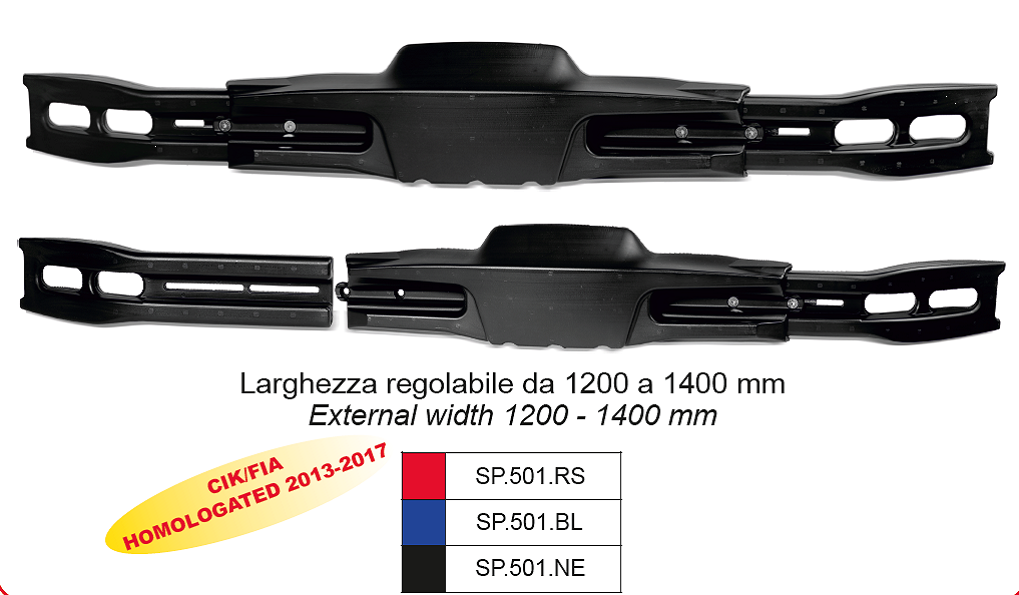 KG Karting USA: FP7 bodywork kit - complete with adjustable rear bumper