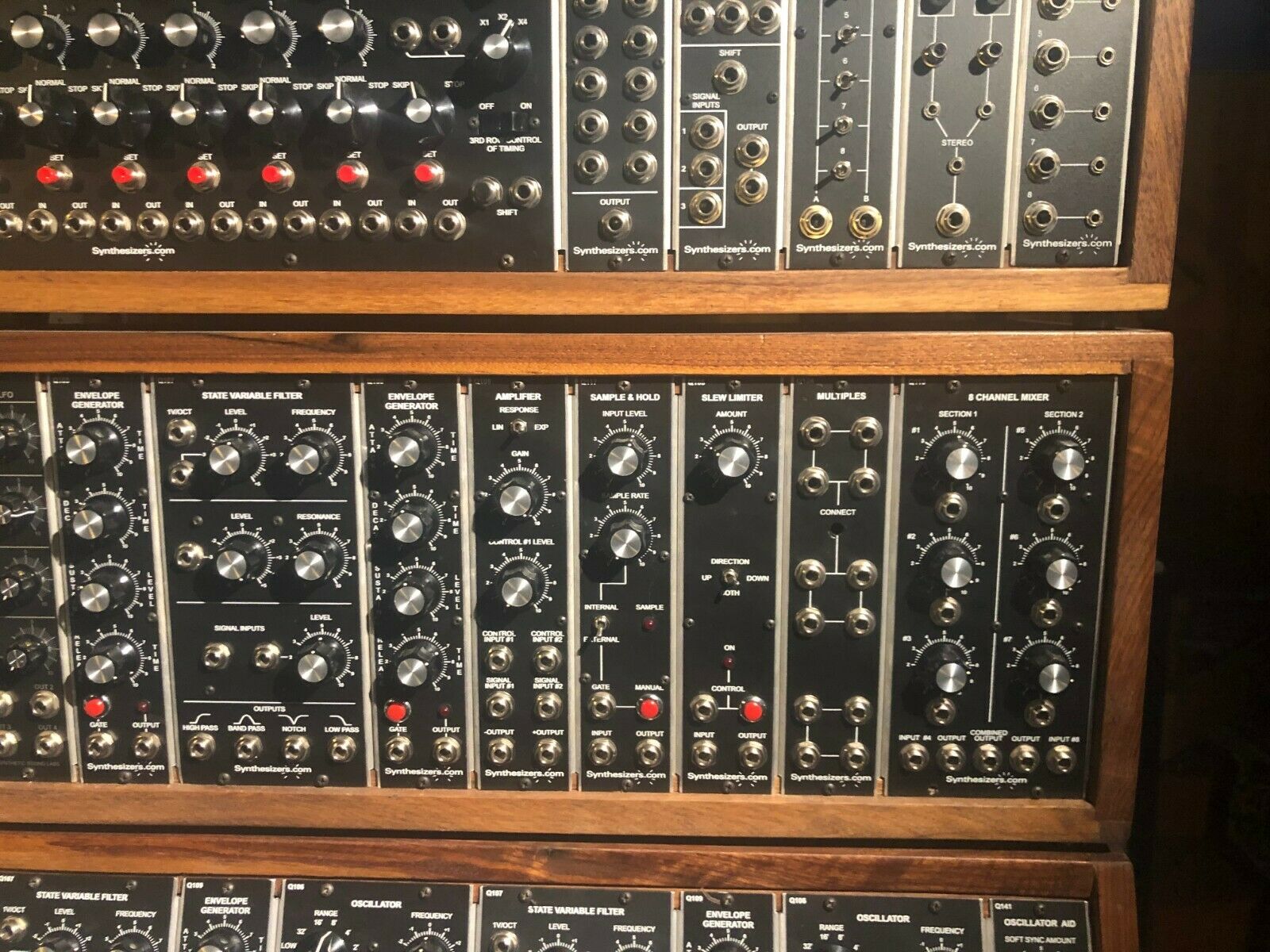 MATRIXSYNTH: Synthesizers.com Modular Synth System w/ Custom Walnut ...