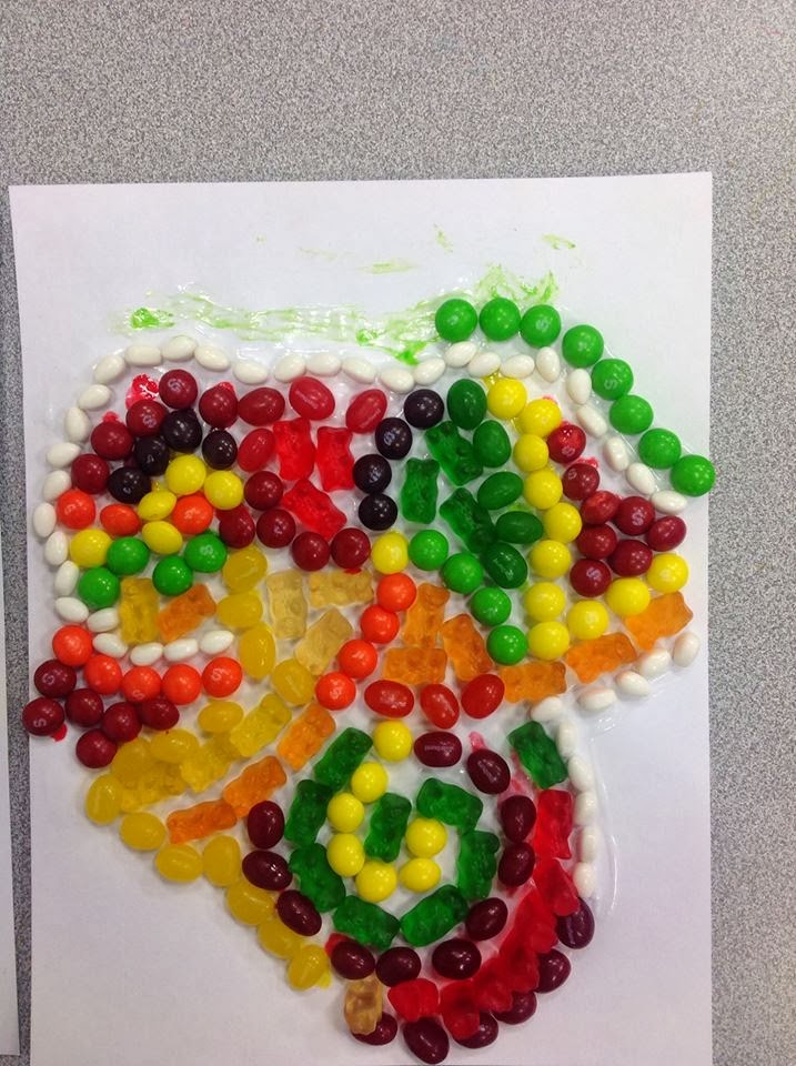 WFL Children's Room Blog: Candy mosaic photos