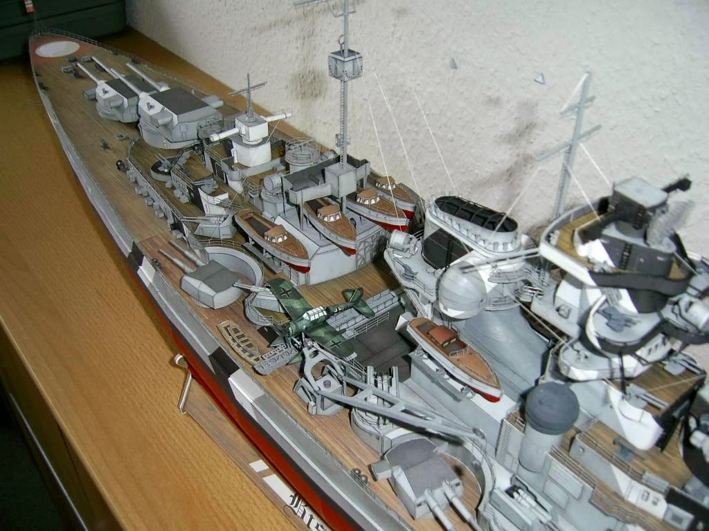Papermodel Kapal Perang & Lain2: Papercraft Bismarck