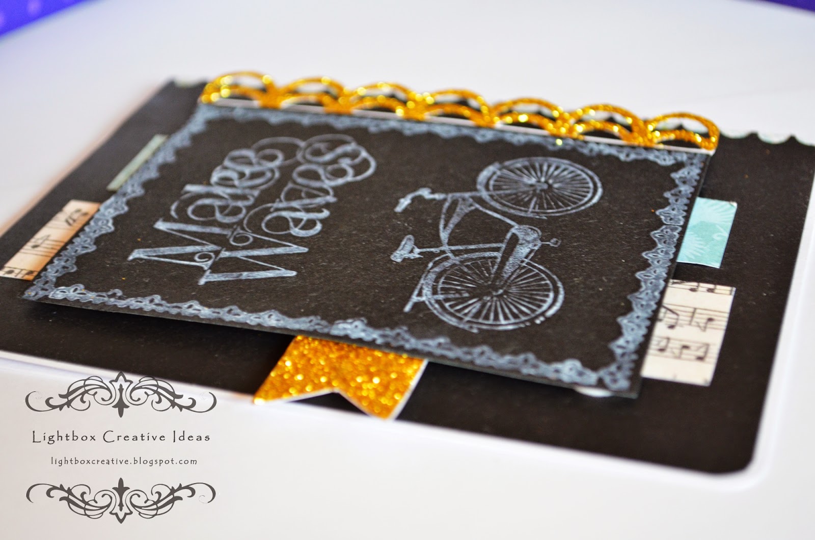 Lightbox creative Ideas: CAS Card