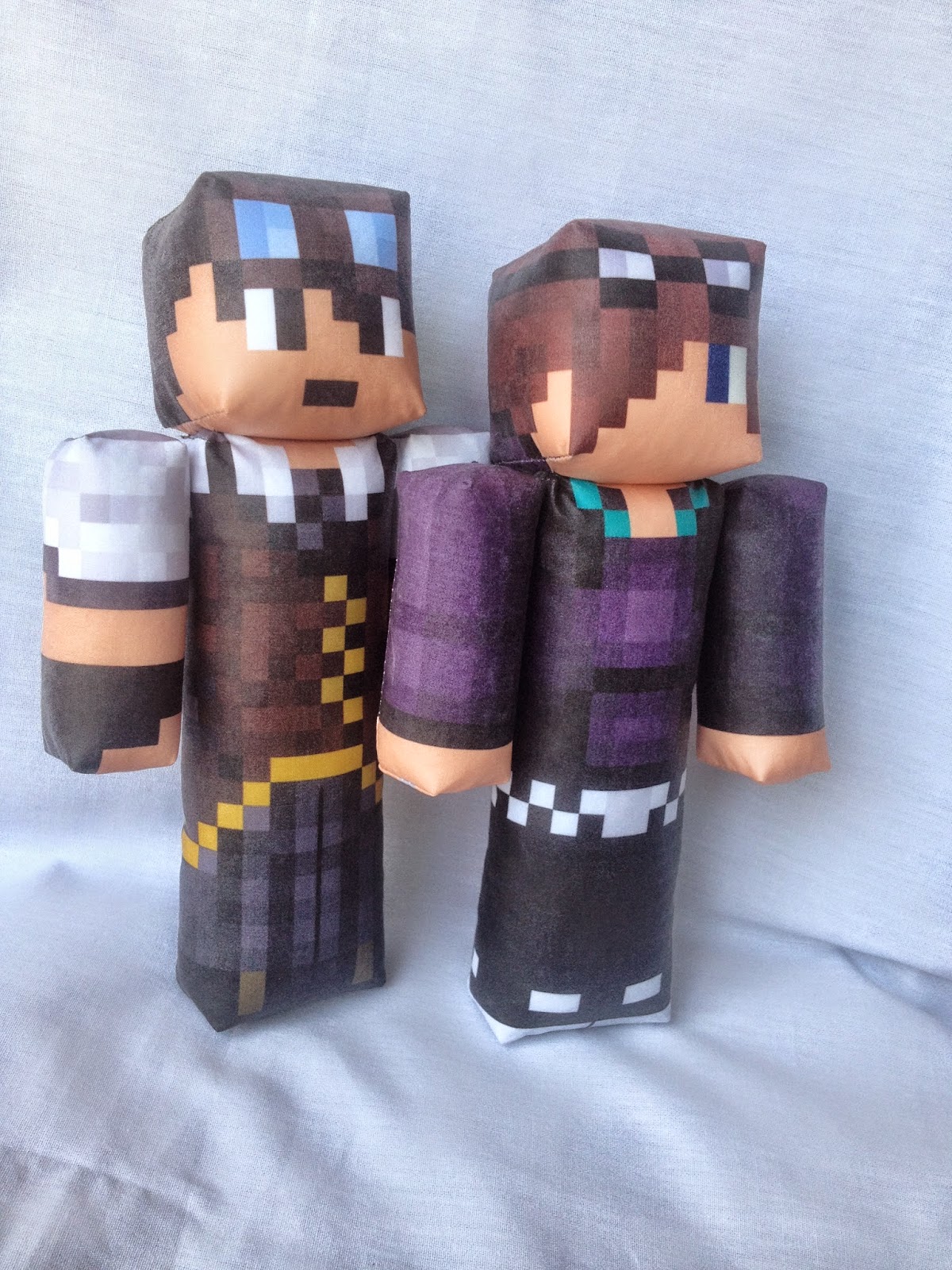 CraftingNerdy: Minecraft Inspired Custom Skin Plush Toys