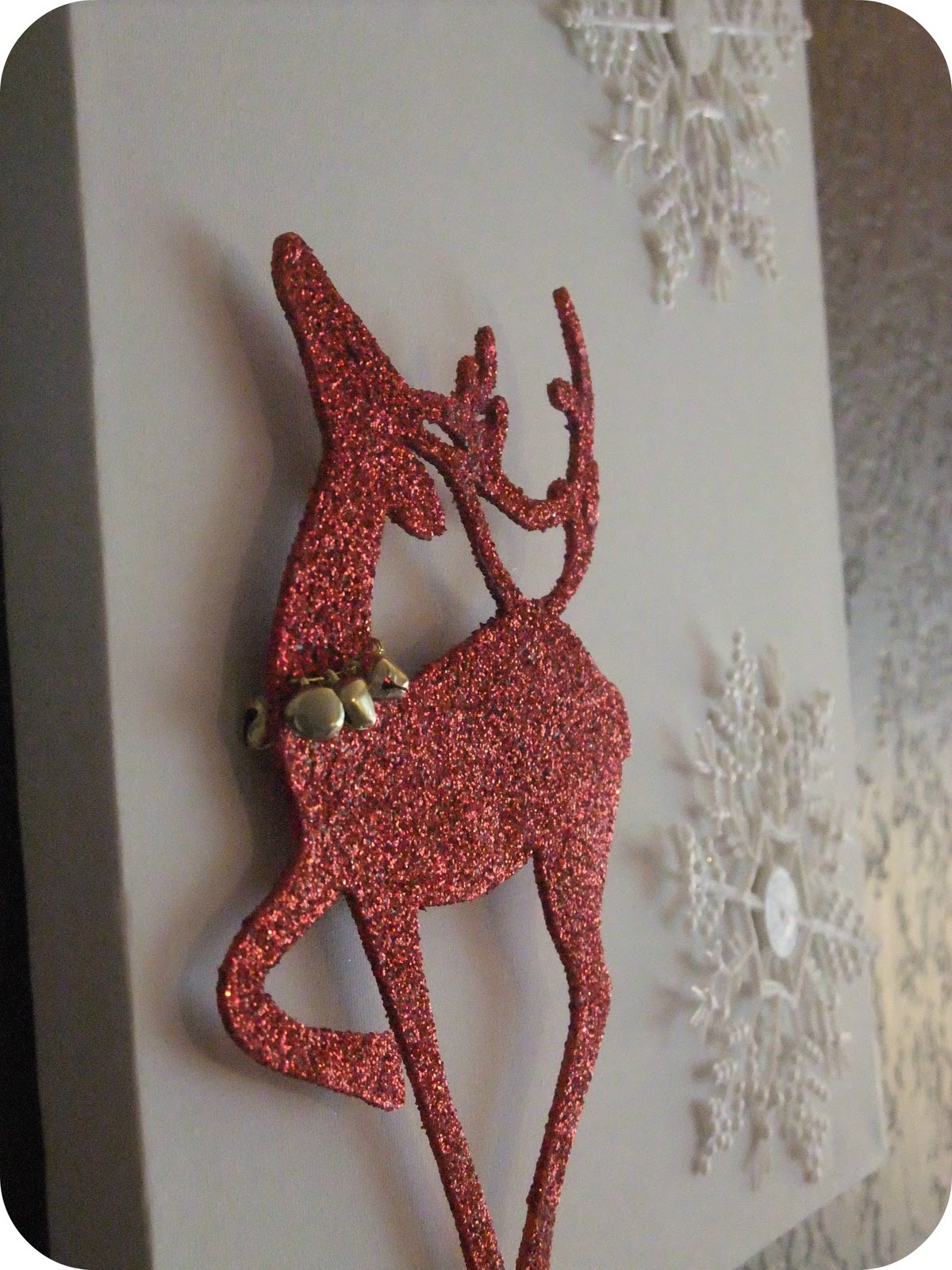 The Brilliant Crafty Type: DIY Christmas Canvas Creations