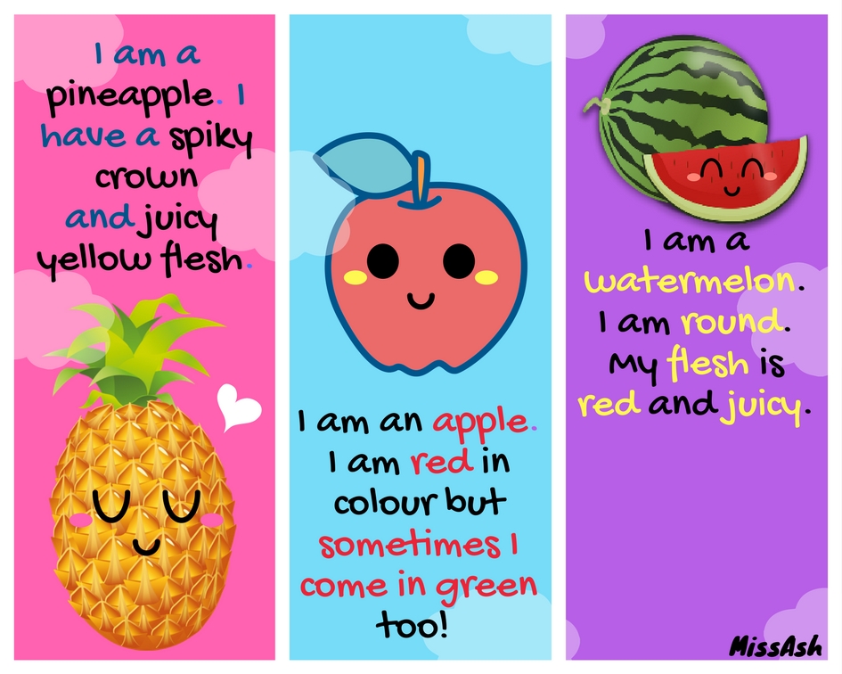 ASH THE TEACHER: Fruits Introduction