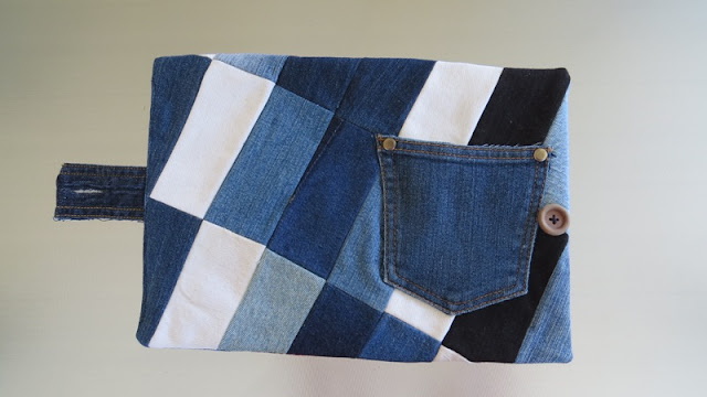 Creating my way to Success: Upcycled Denim Diary Cover Tutorial