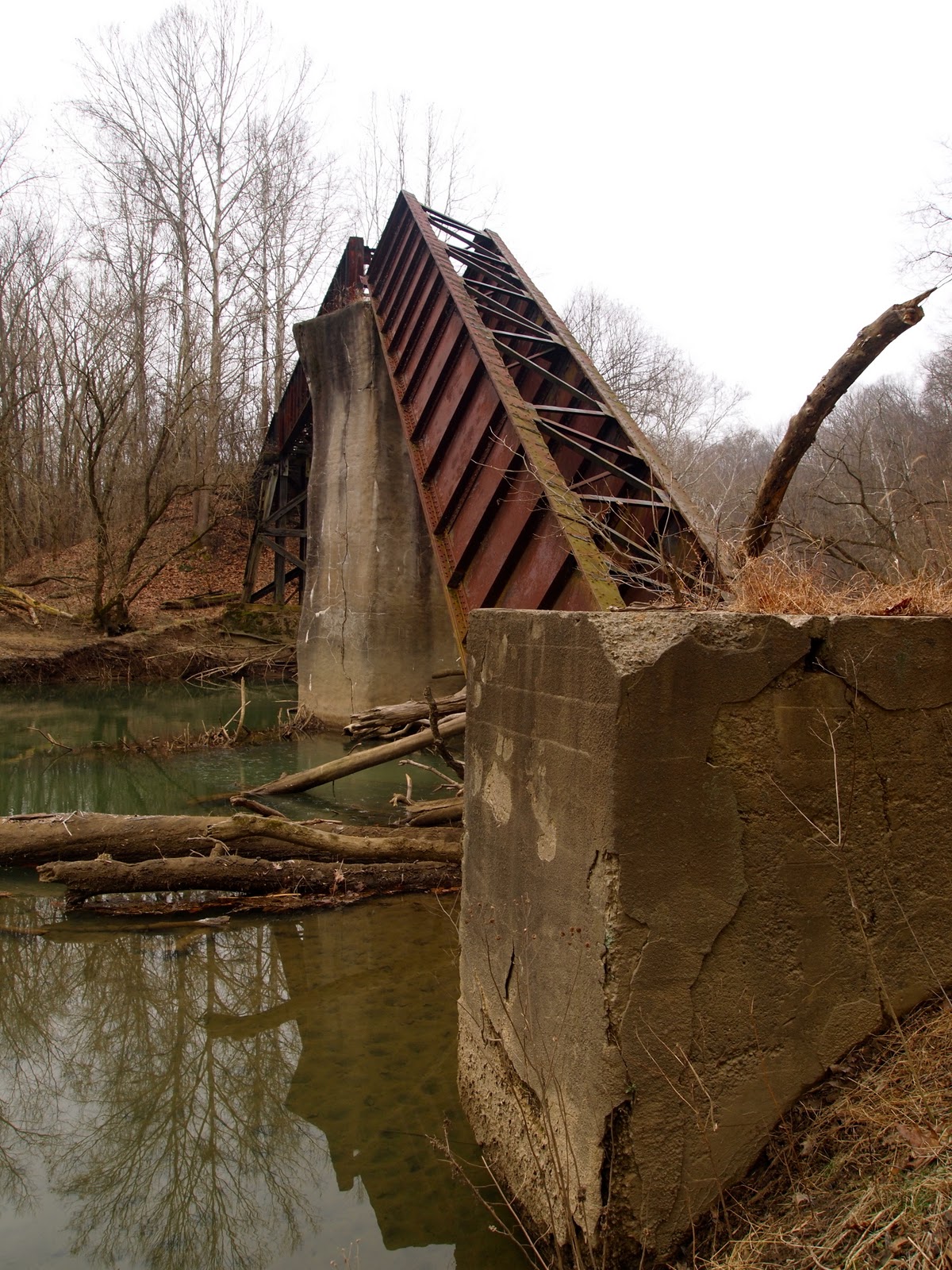SWPA Rural Exploration: Abandoned Mather PA Mine Railroad Bridge