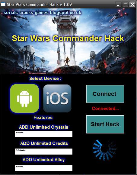 Star Wars Commander Hack v 1.09 ~ Cracks and Hacks