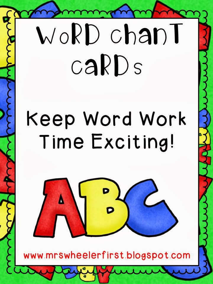 Mrs. Wheeler's First Grade Tidbits: Sight Word Fluency