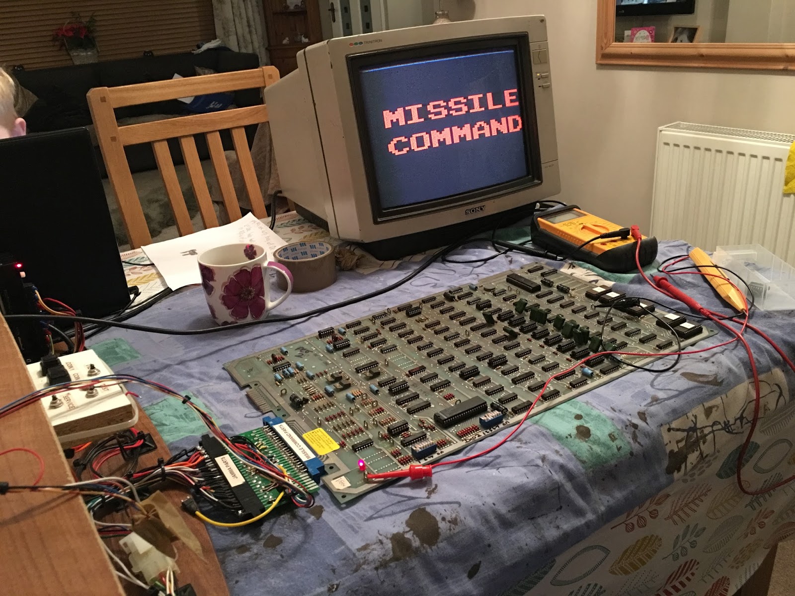 Atari Missile Command PCB repair | ukVac: UK's Video Arcade Collecting
