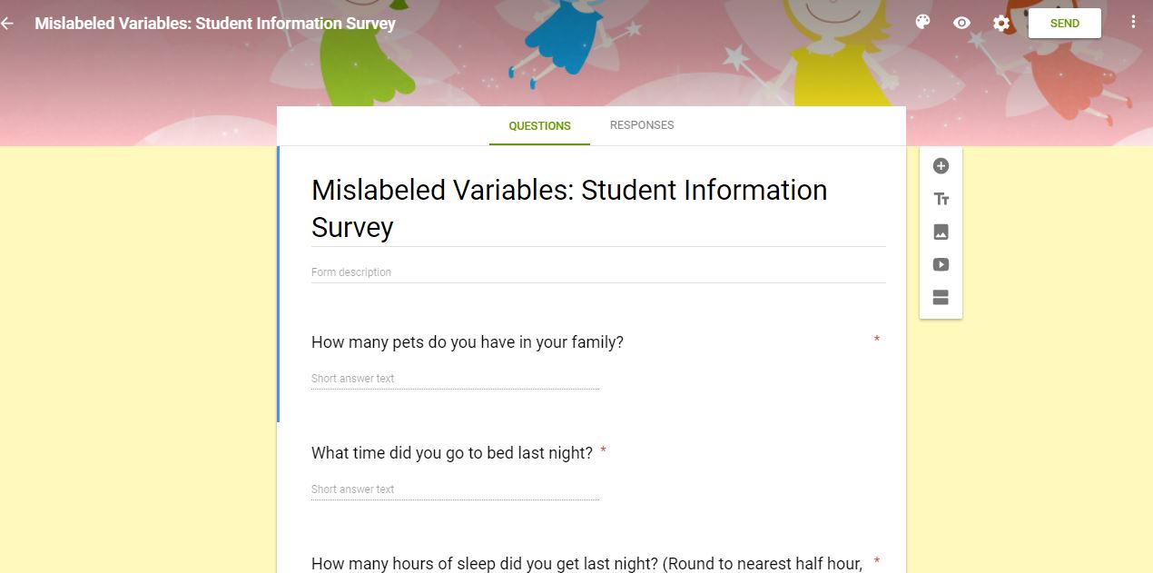 Mislabeled Variables