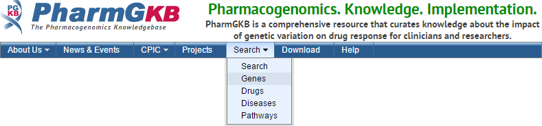 sosal: The number of drugs, genes in PharmGKB