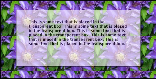 Love with Web Designing: Creating transparent images with CSS is easy