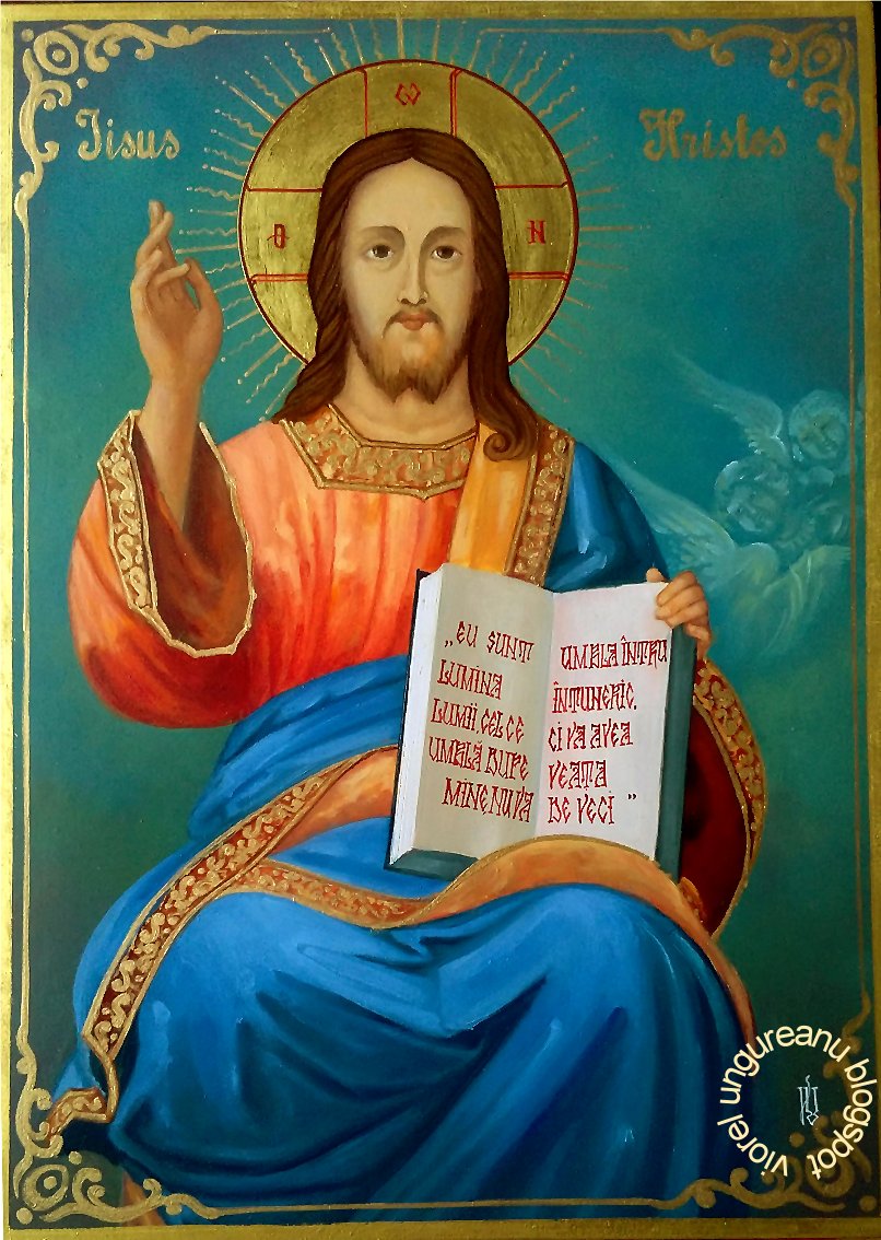 ICOANE ORTODOXE PE LEMN: ICOANE PICTATE IN CULORI DE ULEI SI AUR LICHID