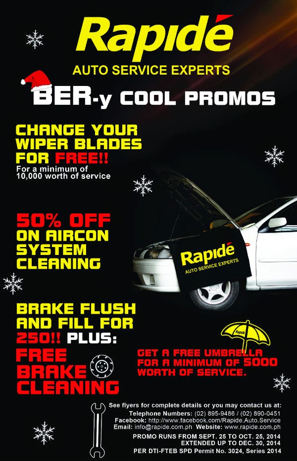 Rapide Auto Service, BER-y COOL PROMOS ~ Rapide Philippines