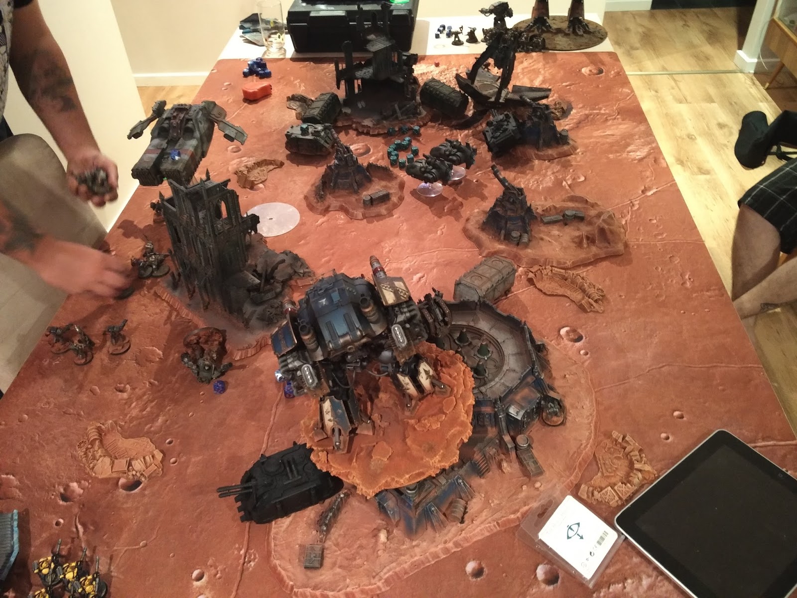 Acastus Knight Porphyrion Final WIP And Battle Pics.