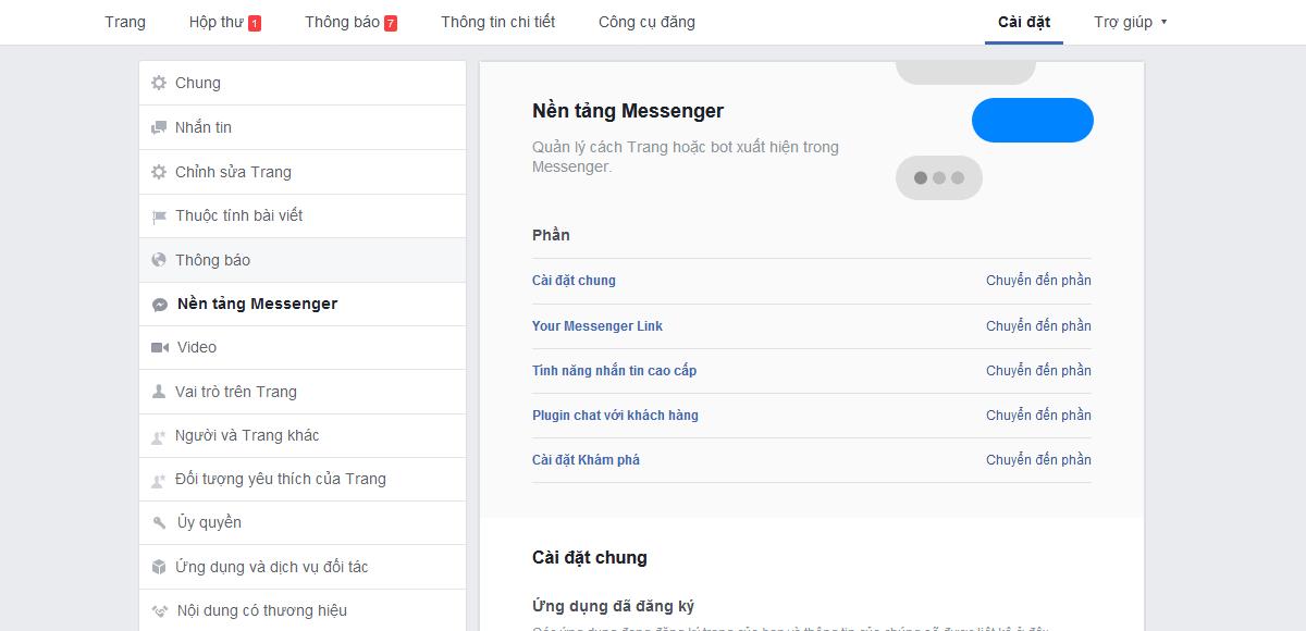 Làm sao để Chat trực tiếp với khách hàng bằng Facebook Messenger trên ...