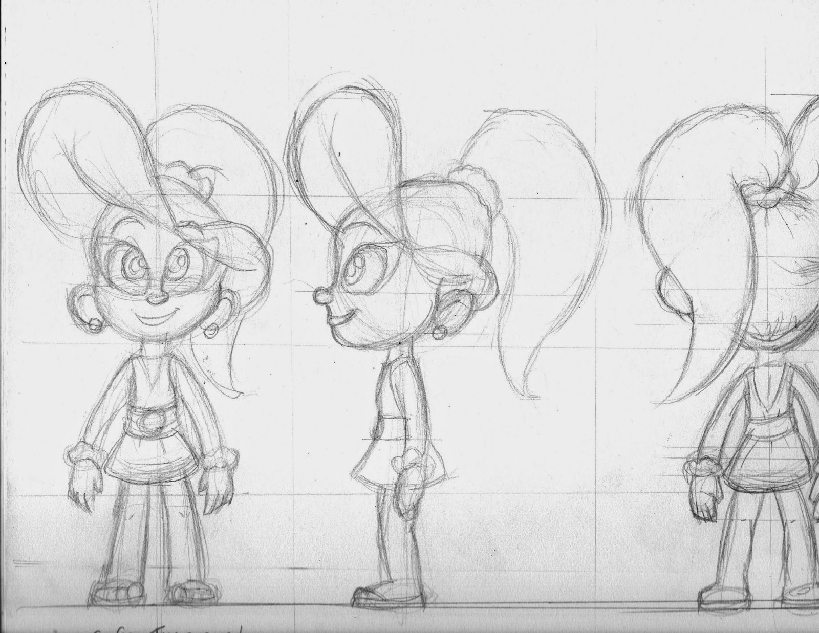 Kate Prouty's Sketch Blog: Character Rotation Sketches