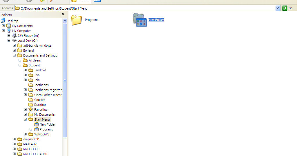 Operasi file pada windows - MALASNUGAS