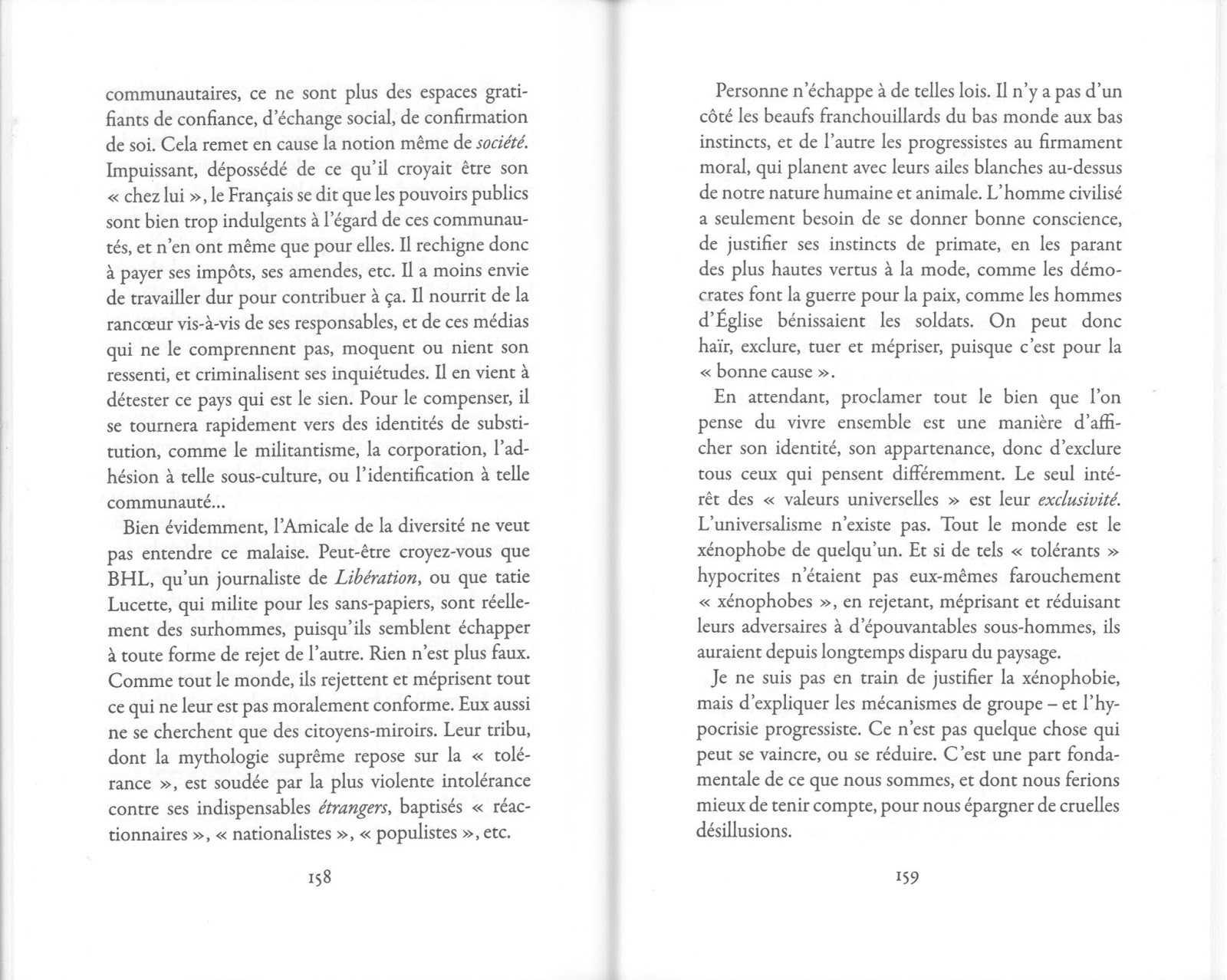 école : références: Laurent Obertone, La France interdite (2018)