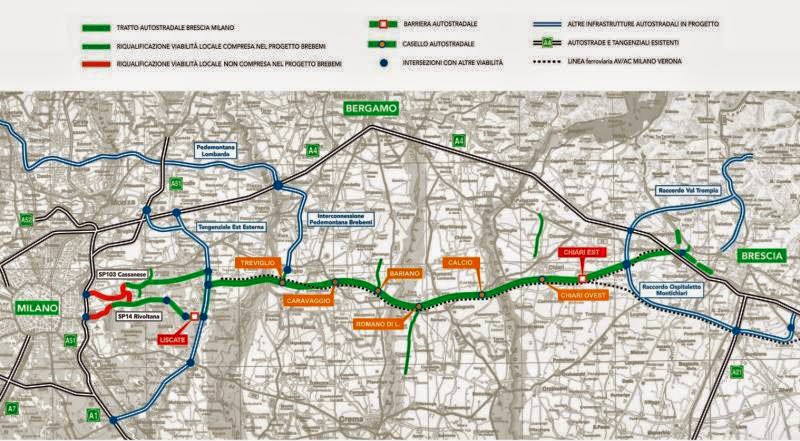 Spedizioni Internazionali Bertrans : NUOVA TRATTA AUTOSTRADALE A35 ...