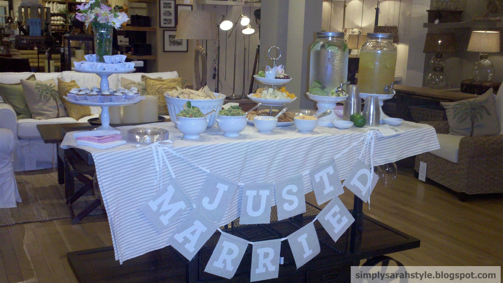 Pottery Barn Engagement Party - Simply Sarah Style