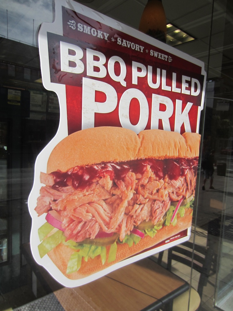 EV Grieve: And now, a closeup photo of the Subway BBQ pulled pork ...