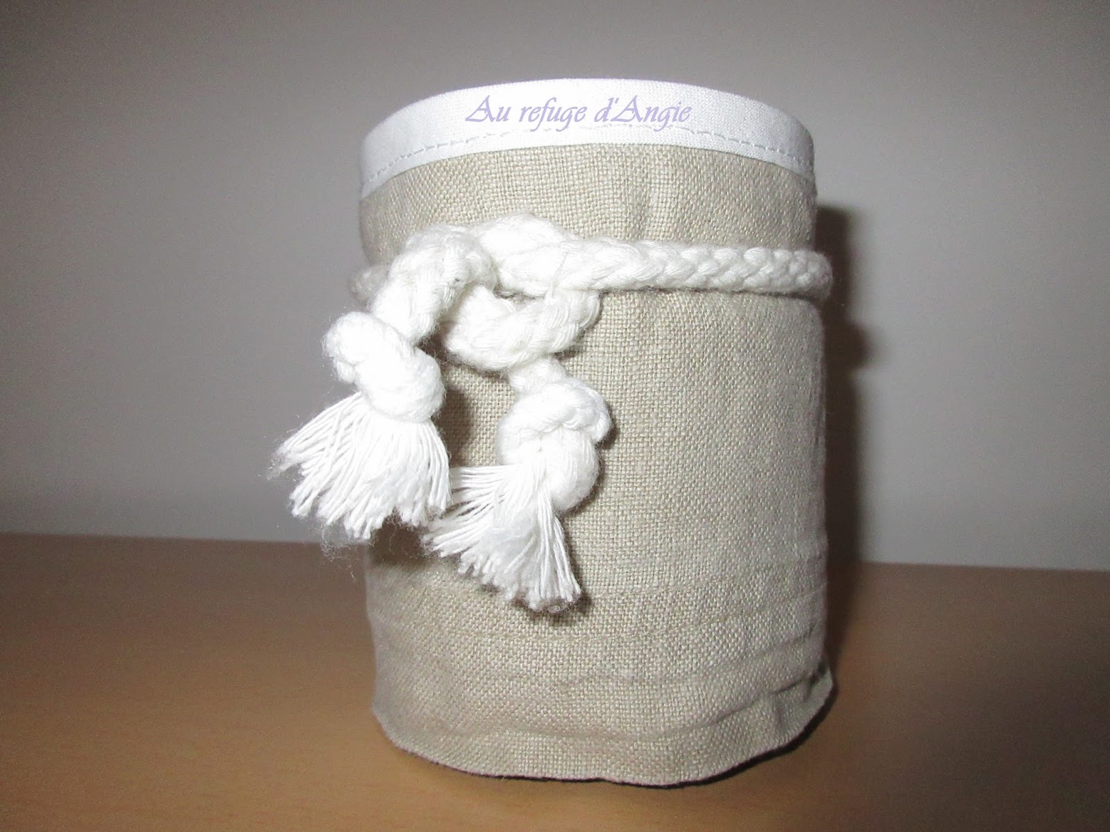 Au refuge d'Angie: Cache Pot en Tissu
