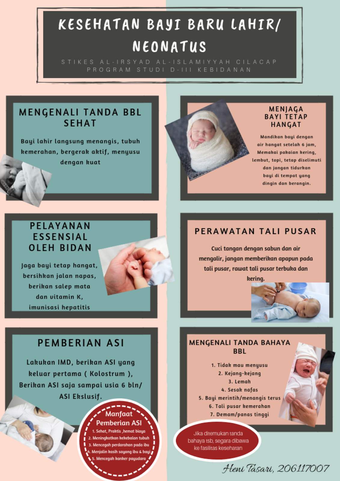 POSTER NEONATUS/BAYI BARU LAHIR ( 0-28 HARI )