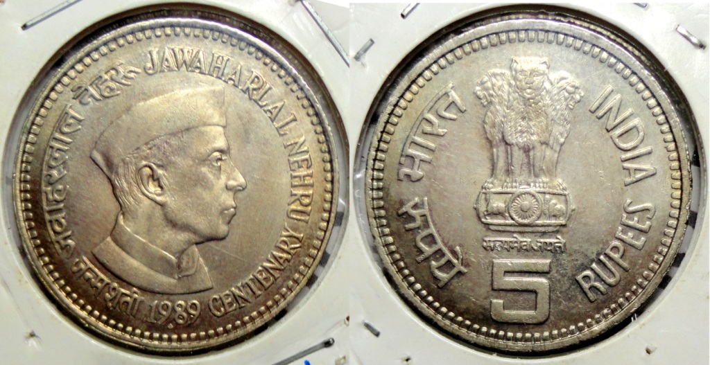 Republic India Coin Collection: Commemorative 5 Rupee Coins