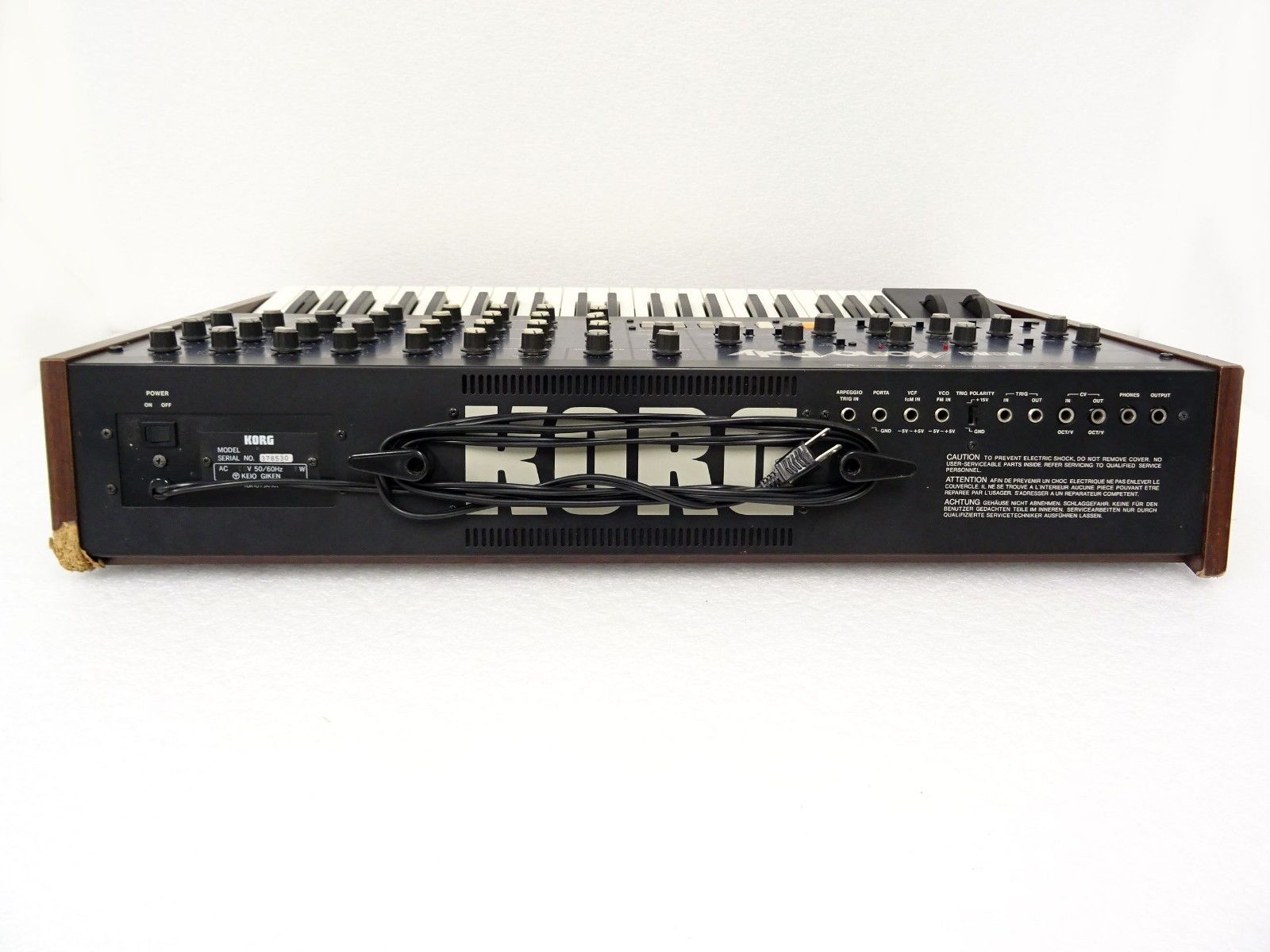 MATRIXSYNTH: KORG Mono/Poly Vintage Analog Synth w/ Original Bag ...