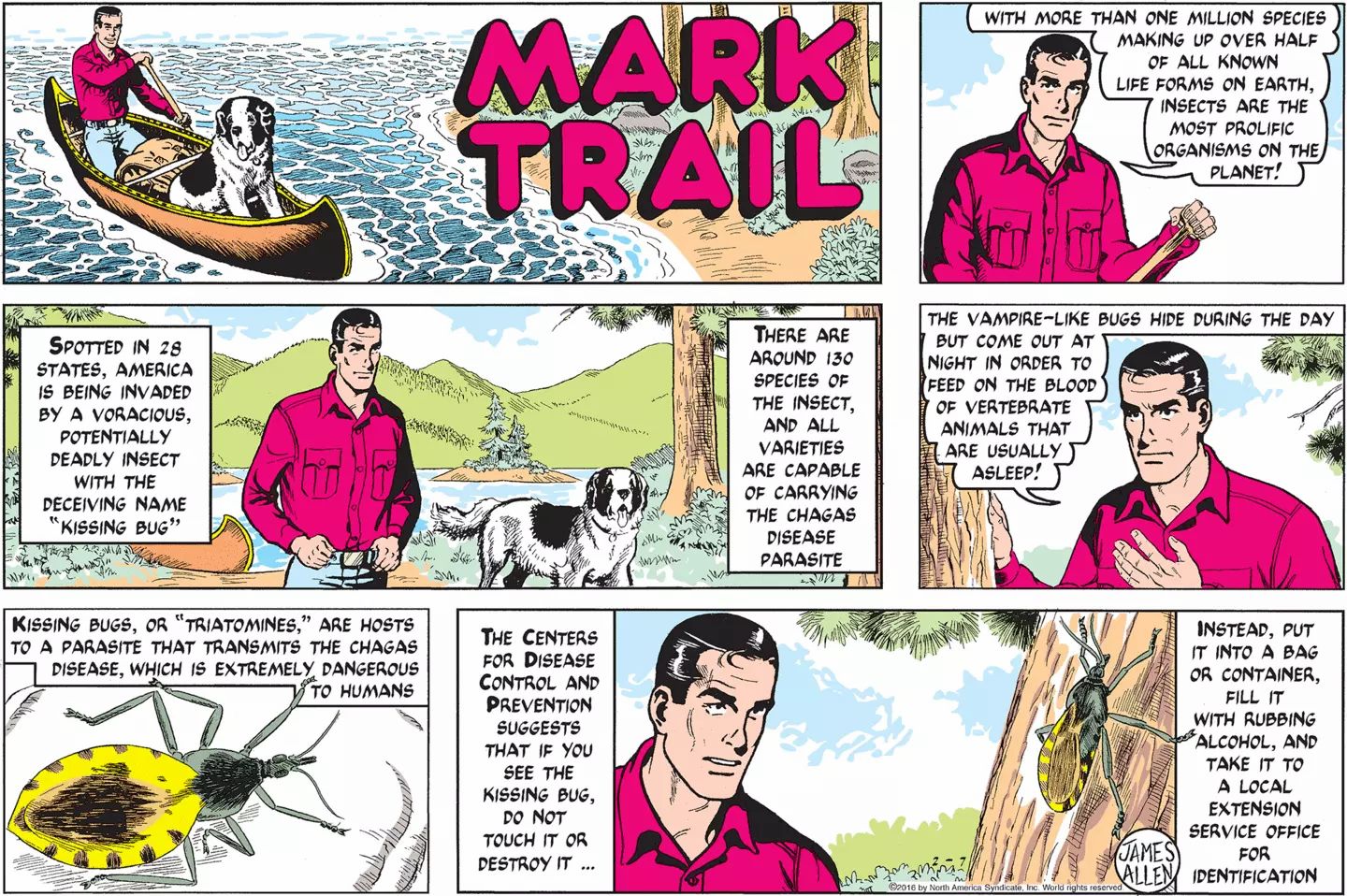 Old Comics world: Mark Trail Daily Strips (2016) - King features