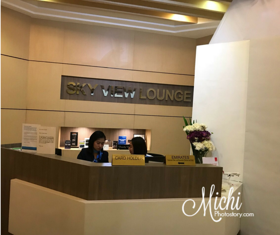 Michi Photostory: Glimpse of Skyview Lounge at NAIA 3