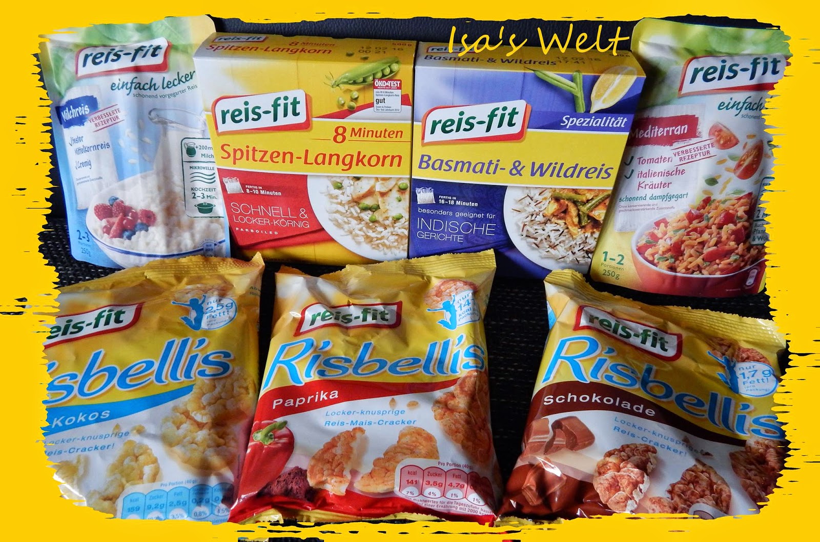 Isa's Welt : Risbellis - der locker krosse Snack von Reis fit!