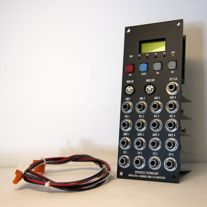 MATRIXSYNTH: MOTM-650 MIDI CV Converter for 5U Analog Modular Synthesizer