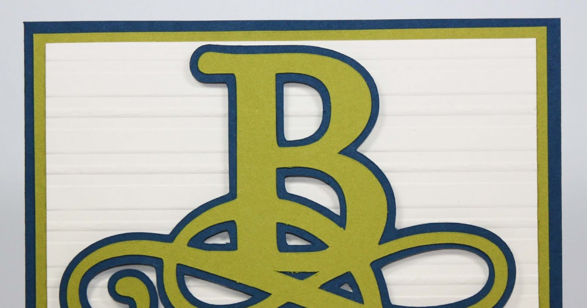 Simply Pam: Simple Monogram Cards