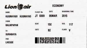Boarding Pass Lion Air Pdf