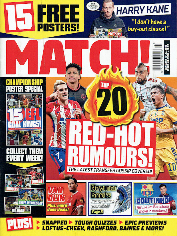 Football Cartophilic Info Exchange: Match! magazine - 15 EFL Goal Kings ...