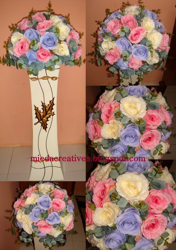 Mied@ Creatives: simple gubahan hantaran - flower
