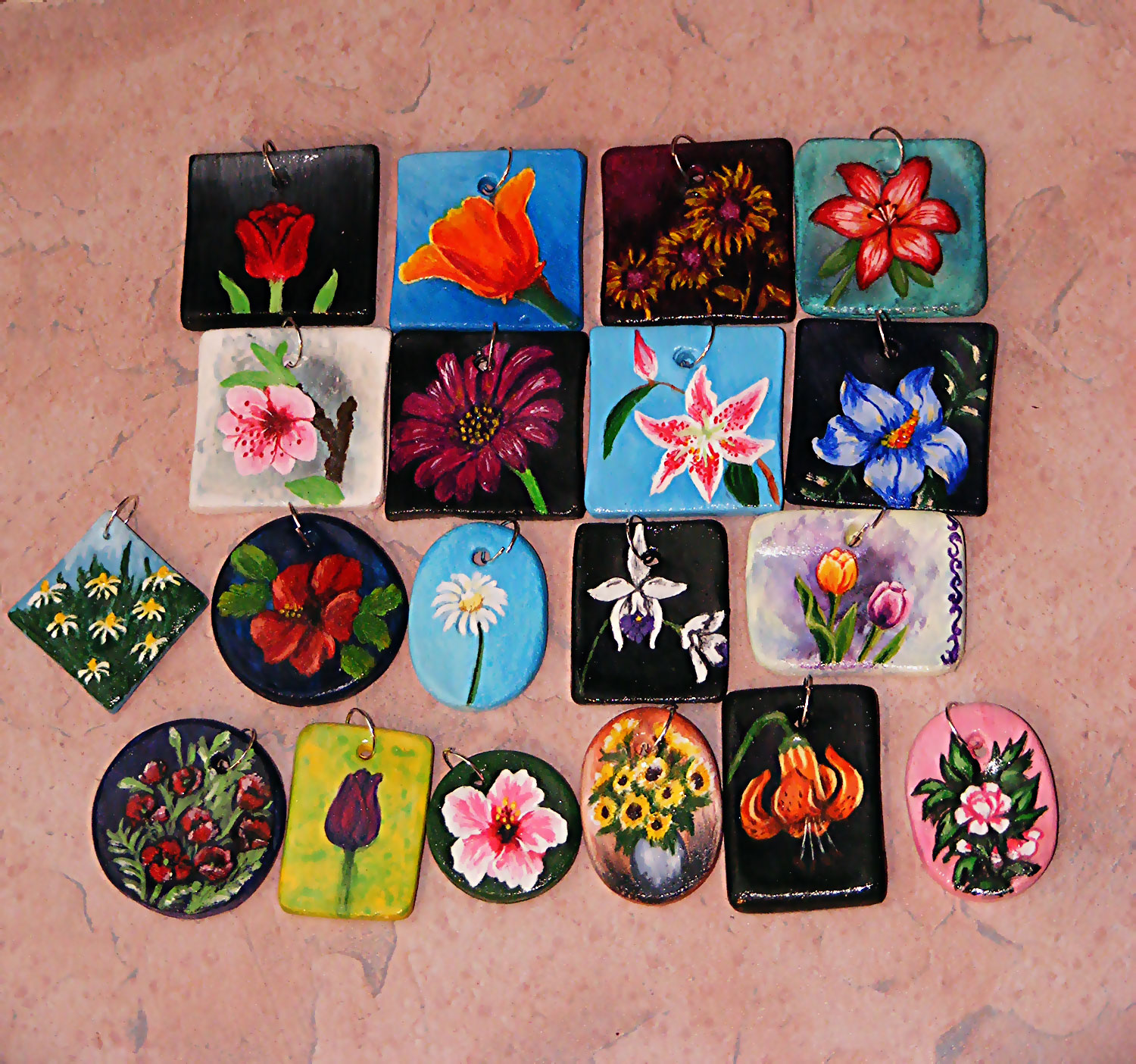 honeysuckle: Martisoare pictate