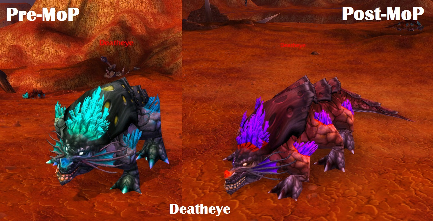 WoW Rare Spawns: Basilisks (Tamable in MoP) Get a Makeover