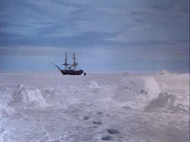 model ships in the cinema: Frankenstein: The True Story 1973