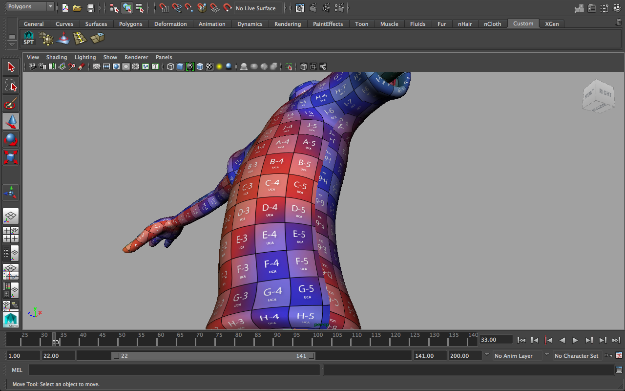 Ayunie Adiana: Pipeline 1: Character UV Layout (The Torso)