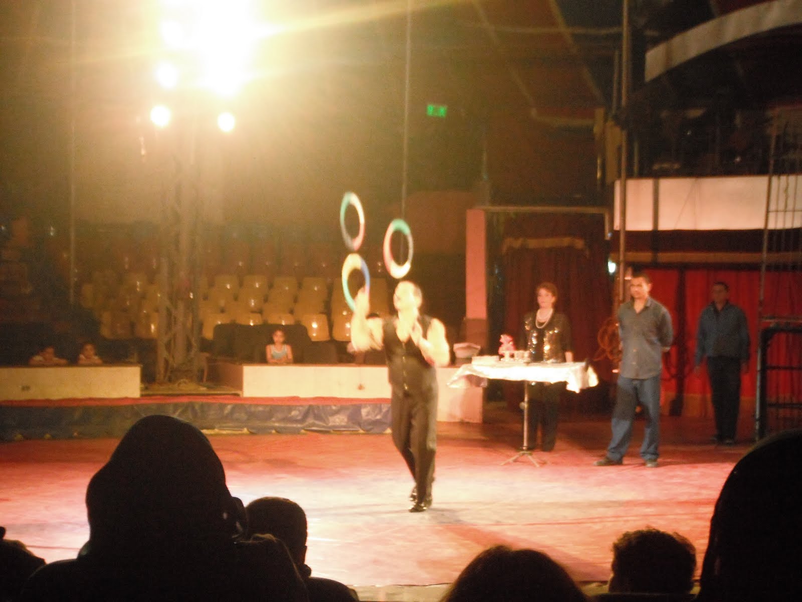 Carol, Jeff, and Cameron in Cairo: Circus in Cairo, Egypt