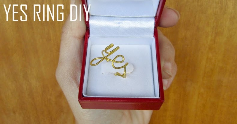 YES RING DIY | MY WHITE IDEA DIY