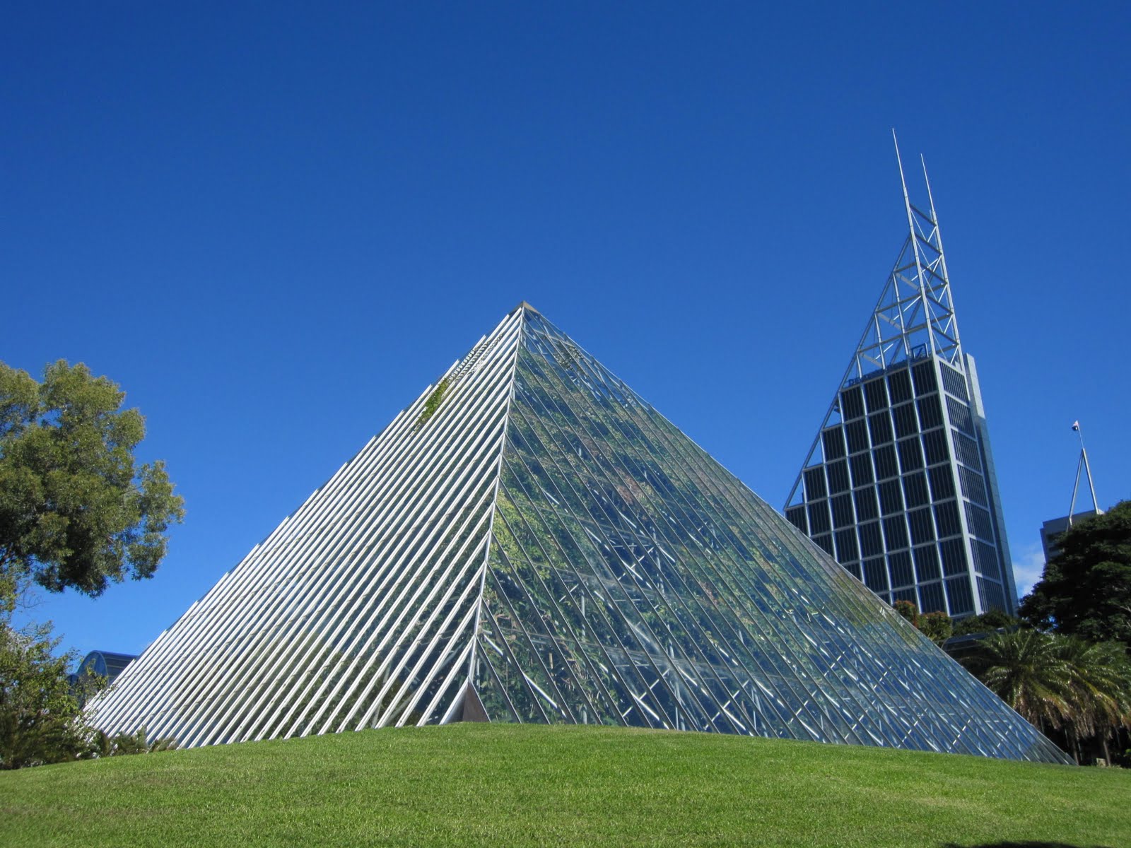 Triangular Pyramid Buildings